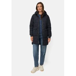Camel Active Winddichter Mantel mit &Uuml;bergro&szlig;er Passform in Navyblau | Gr.: 46