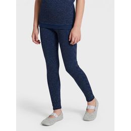 Hummel Verstellbare Taille Leggings Hmljr Seamless M&auml;dchen in DRESS BLUES | Gr.: 122-128