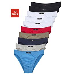 H.I.S. H.I.S Slip in rot, marine, khaki, grau-meliert, wei&szlig;, schwarz | Gr.: 6