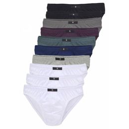 H.I.S. H.I.S Slip in wei&szlig;, grau-meliert, blau, aubergine, schwarz | Gr.: 6