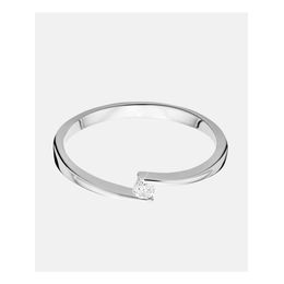 Diamant L'&eacute;ternel Ring aus 585 Wei&szlig;gold mit Diamant | Gr.: 48