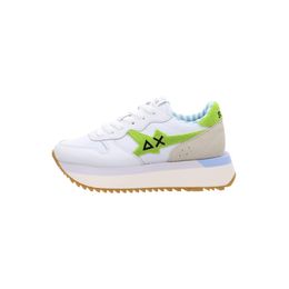 SUN68 Plateau Sneaker in Wei&szlig; | Gr.: 41