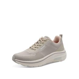 Marco Tozzi Sportliche Schn&uuml;rschuhe in Beige | Gr.: 42