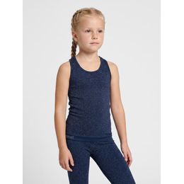 Hummel T-Shirt Ringerr&uuml;cken Hmljr Seamless M&auml;dchen in DRESS BLUES | Gr.: 104