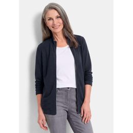 GOLDNER Jerseyjacke mit Ottomanstruktur in marine | Gr.: 52