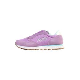 natural world AVO-Sneaker aus Leder Violett | Gr.: 41