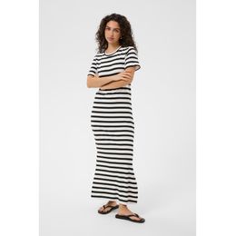 Kaffe Kleid KAellen Tight fit in Chalk/Black Stripes | Gr.: S