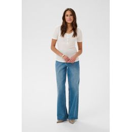 Kaffe T-Shirt kurzarm KAamy Slim fit in Chalk | Gr.: XXL