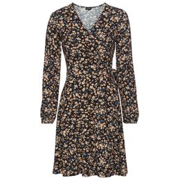 Laura Scott Jerseykleid in navy-gebl&uuml;mt | Gr.: 40