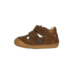 Trollkids Leder-Lauflernschuhe Oppland in teak brown | Gr.: 21