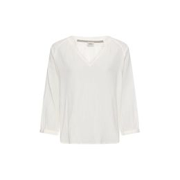 Camel Active Oversize-Bluse mit Stehkragen in Milchwei&szlig; | Gr.: XXS