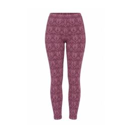 Ulla Popken Leggings in burgunder | Gr.: 42-44