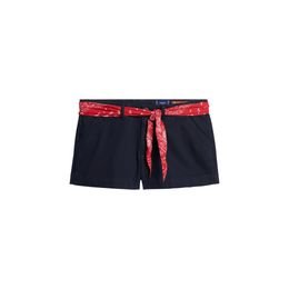 Superdry & Co Chino Pants female size 48 Navy / bright red / Off white