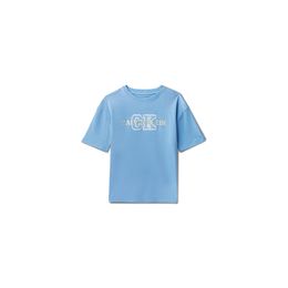 Calvin Klein Jeans T-Shirt Jungen Gr&ouml;&szlig;e 170/176 hellblau / pastellgelb / wei&szlig;