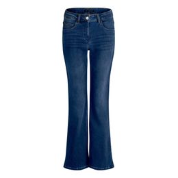 Betty Barclay Flared Cut-Jeans mit aufgesetzten Taschen in Blau | Gr.: 48