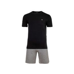 Emporio Armani Pyjama 1er Pack in Schwarz/Grau | Gr.: XXL