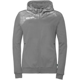 Kempa Trainingsjacke "Athletics 29 Kapuzenjacke Damen" in Grau | Gr.: L
