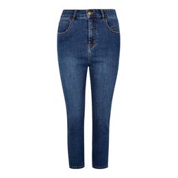 Apricot Sara Skinny Fit Capri Jeans Damen Gr&ouml;&szlig;e 25/26 blau