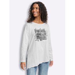 Heine Langarm-Shirt in wei&szlig; | Gr.: 42