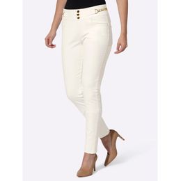 Heine Push-up-Jeans in ecru | Gr.: 36