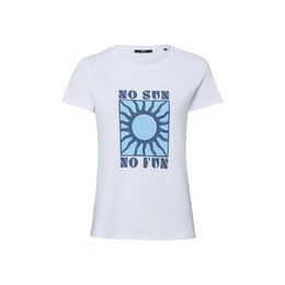 Zero T-Shirt in wei&szlig; blau | Gr.: 44