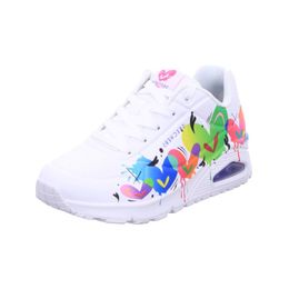 Skechers Sneaker Uno - OPEN YOUR HEART in white/multi | Gr.: 38