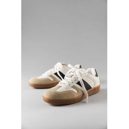 Aniston SHOES Sneaker in wei&szlig;-beige-schwarz | Gr.: 39