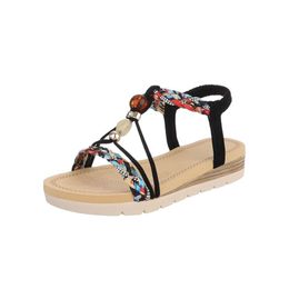Ital-Design Sandale & Sandalette in Schwarz | Gr.: 37