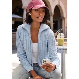 Lascana Strickjacke in hellblau | Gr.: 40-42