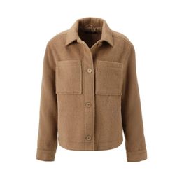 Aniston CASUAL Fleecejacke in camelfarben | Gr.: 40