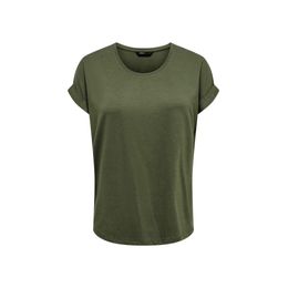 Only Moster Short Sleeve O-Neck T-Shirt Jersey in Oliv | Gr.: XL