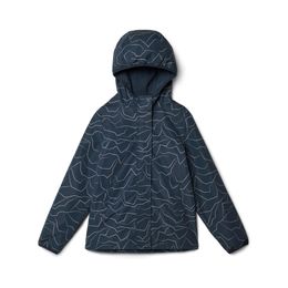 Tchibo - Kinder-Thermo-Regenjacke mit reflektierendem Print - Kinder - Gr. 158/164 - silber/print