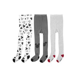 3er Pack Disney Mickey Mouse Baby Strumpfhose Babystrumpfhose in Mehrfarbig | Gr.: 62/68