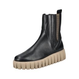 Gabor Stiefelette in Schwarz/Beige | Gr.: 37,5