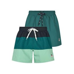 VINSON Badeshorts VMRudcott in Mediterranea-Creme De Menthe | Gr.: XXL