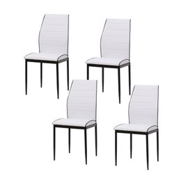 HTI-Living Stuhl Madison PU Wei&szlig;