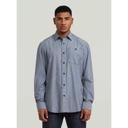 G-Star Raw G-STAR Herren Langarmshirt "Bristum 2.0 Slim Hemd"salute slub stripe, Gr. S, Obermaterial: 100% Baumwolle, Shirts