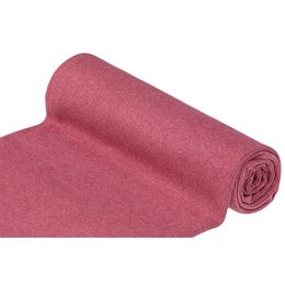 buttinette Rippen-B&uuml;ndchenstoff "Comfort", mauve-melange