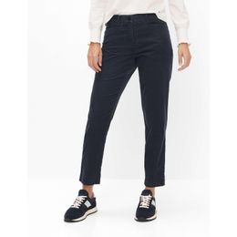Brax Damen Cordhose Style MARA S NAVY, dunkelblau, Gr. 38K