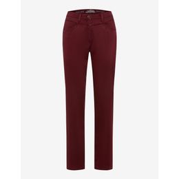 Raphaela by Brax Damen Five-Pocket-Hose Style CAREN NEW BURGUNDY, dunkelrot, Gr. 44