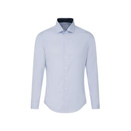 Seidensticker Business Shirt male size 38 Light blue / White