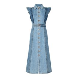 YAS Kleid 'Cawi' Damen Gr&ouml;&szlig;e 34 blau / blue denim Sommerkleid