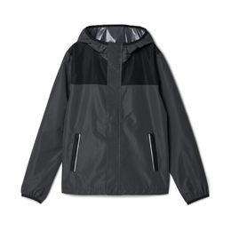 Tchibo - Leichte Kinder-Regenjacke &raquo;packable&laquo; - Kinder - Gr. 134/140 - silber