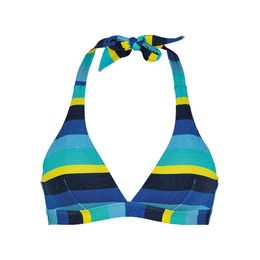 Naturana Bikini-Oberteil in Blau/ T&uuml;rkis - 51% | Gr&ouml;&szlig;e 38 | Damen-bademode