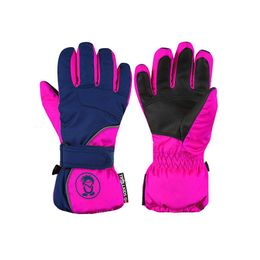 Trollkids Funktions-Handschuhe "Troll" in Pink/ Dunkelblau - 56% | Gr&ouml;&szlig;e 6 | Kinderhandschuhe
