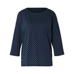 Tchibo - Shirt mit 3/4-Arm - Damen - Gr. L - dunkelblau