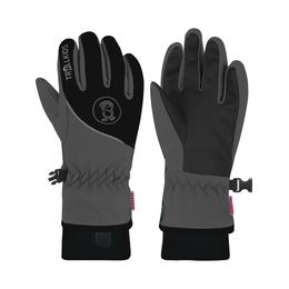 Trollkids Funktions-Handschuhe "Trolltunga" in Grau - 34% | Gr&ouml;&szlig;e 4 | Kinderhandschuhe