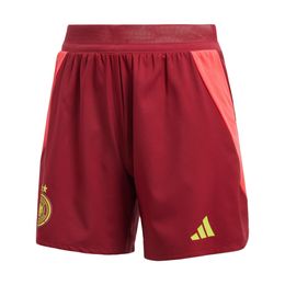 Adidas Performance Sportshorts 'Germany 25 Away Authentic' Damen Gr&ouml;&szlig;e XXXS/XXS gold / rot / dunkelrot
