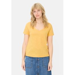 Camel Active T-Shirt aus 100% Baumwolle in Gelb | Gr.: M