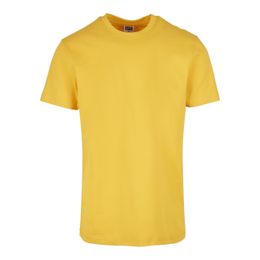 Urban Classics Herren T-Shirt "Urban Classics Herren Basic Tee", gelb, Gr. 5XL, unifarben, 100% Baumwolle, Shirts